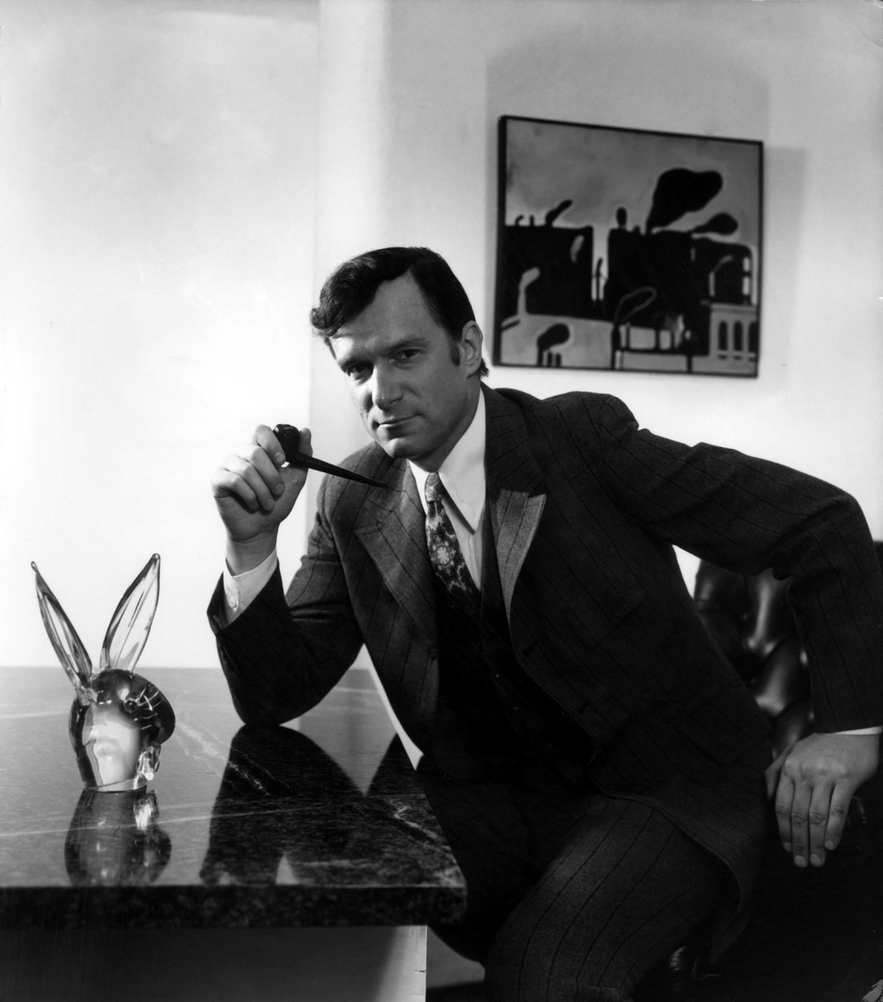 1970 Hugh Hefner The Success Of Playboy Made Hugh Hefner Very Rich