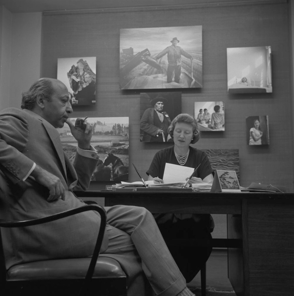 Karsh with secretary 1957 Library and Archives Canada National Film Board fonds – Yousuf Karsh